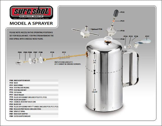Model A Sprayer A1000 – Sure Shot Sprayer